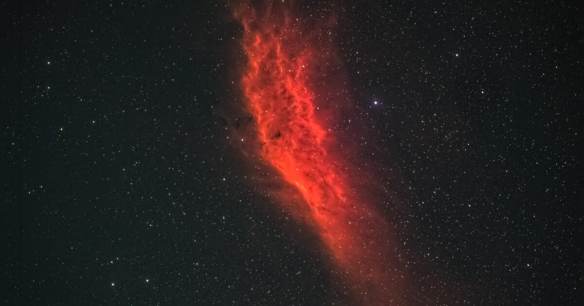 NGC1499 aka California Nebula... | Telescope Live