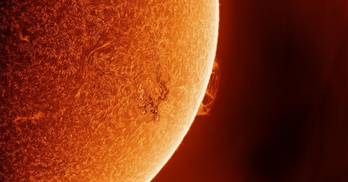 The Sun from today | Telescope Live