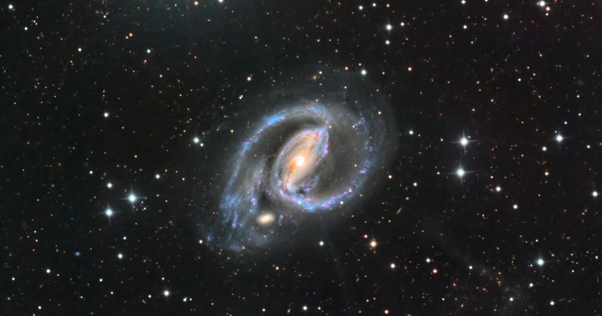 NGC 1097 with SN2023rve | Telescope Live