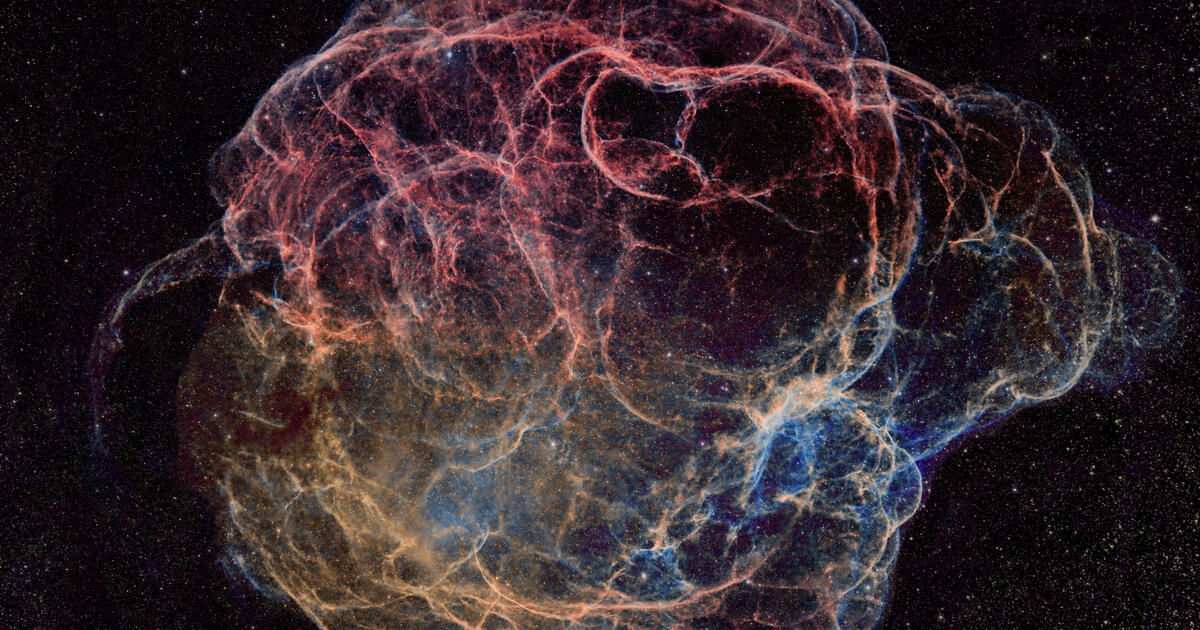 Spaghetti Nebula - Supernova Remnant | Telescope Live