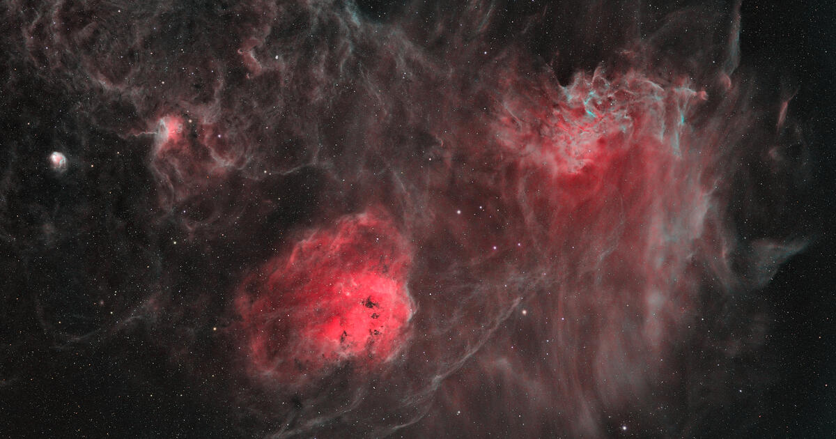 Aurigae Nebulae - Fire and Smoke | Telescope Live