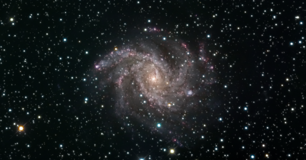 NGC6946 Fireworks Galaxy | Telescope Live