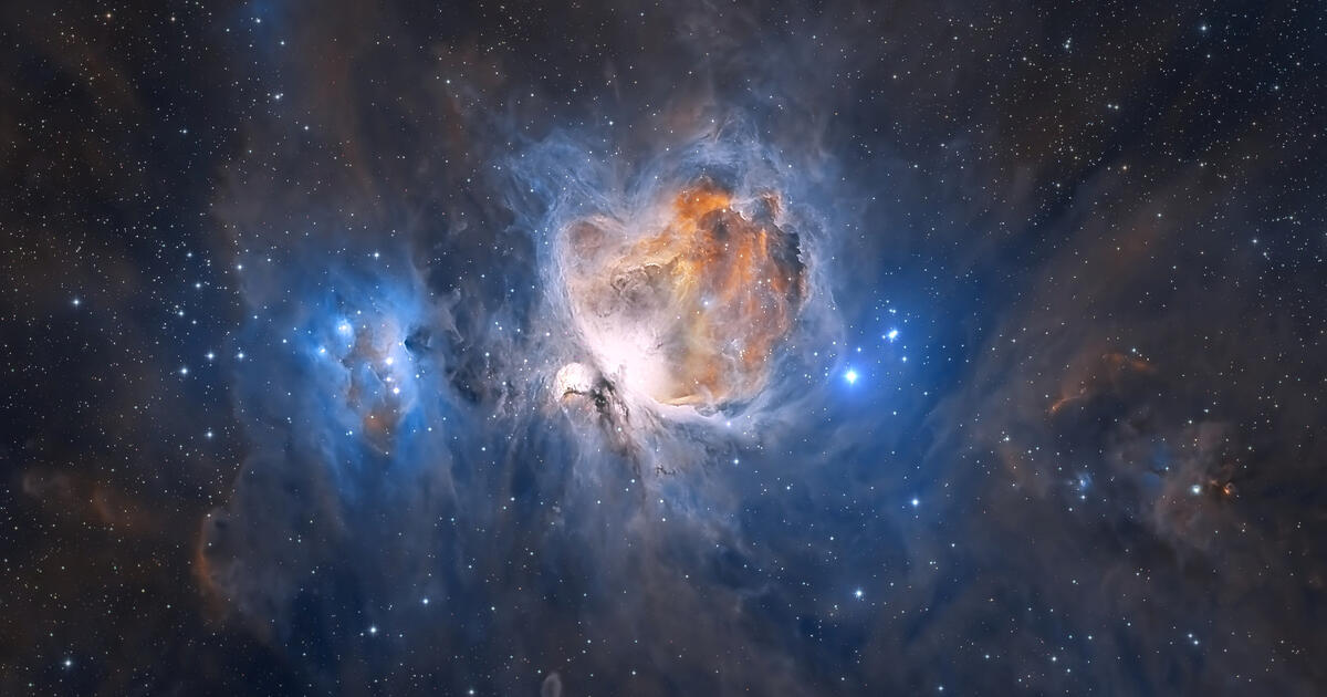 The Great Orion & His Buddy (RGB, HOO) | Telescope Live