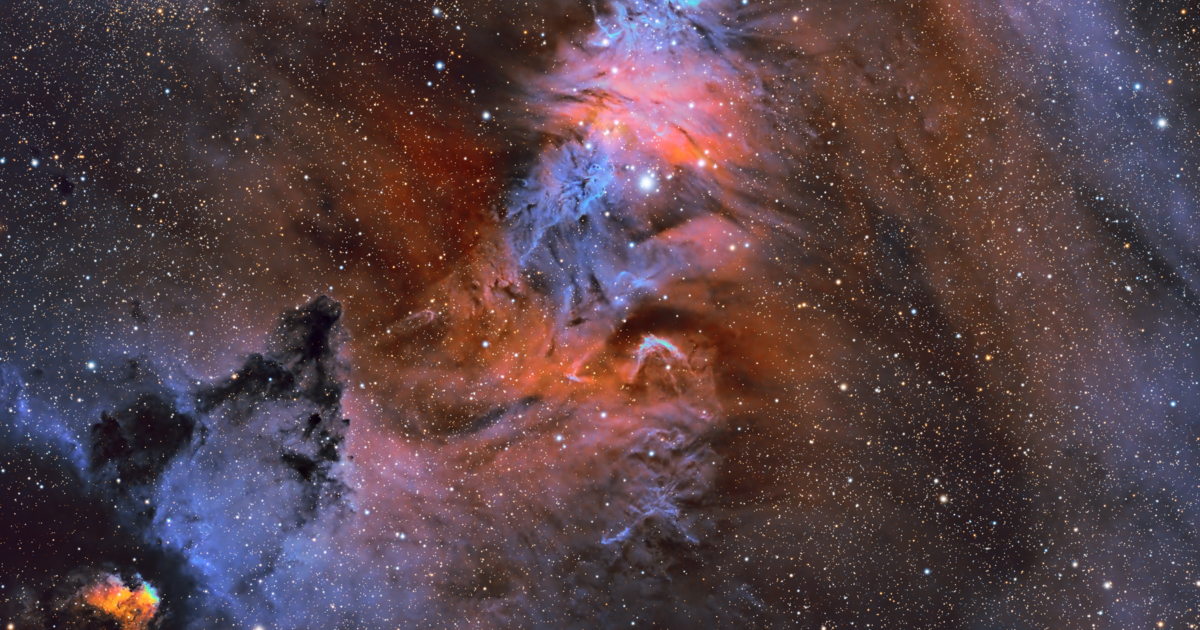 NGC 2264 The Christmas Tree Nebula | Telescope Live