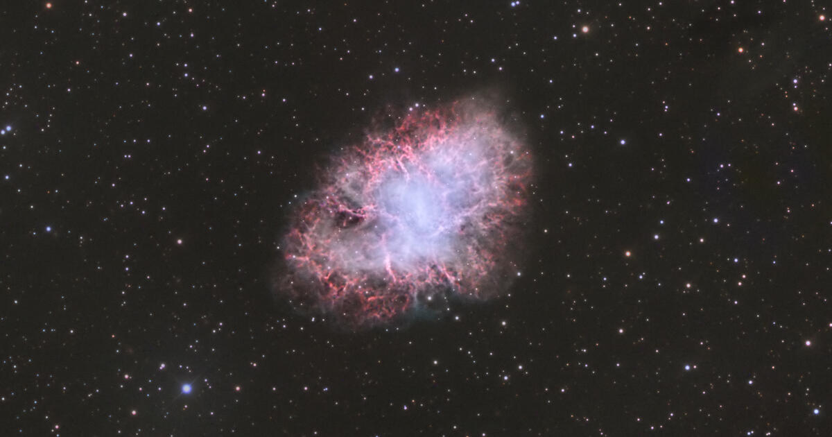 Crab Nebula LRGB | Telescope Live
