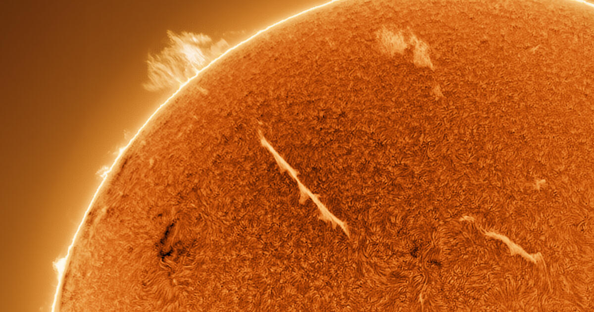 The Sun in Ha | Telescope Live