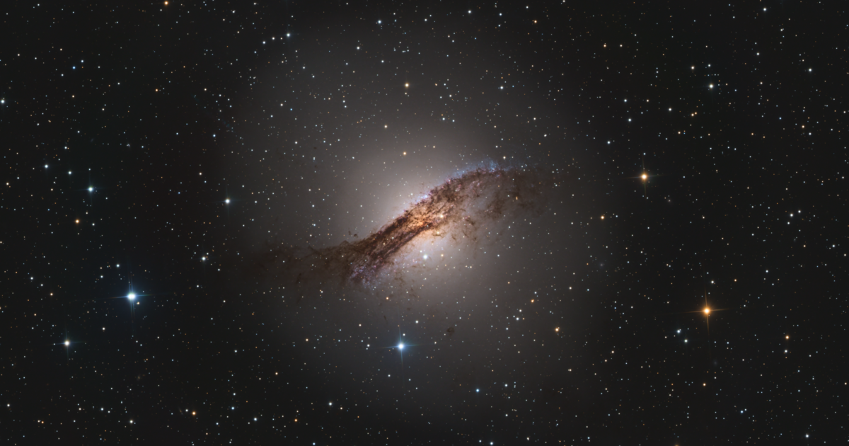 Centaurus A - a mysterious galaxy in more ways than one. | Telescope Live