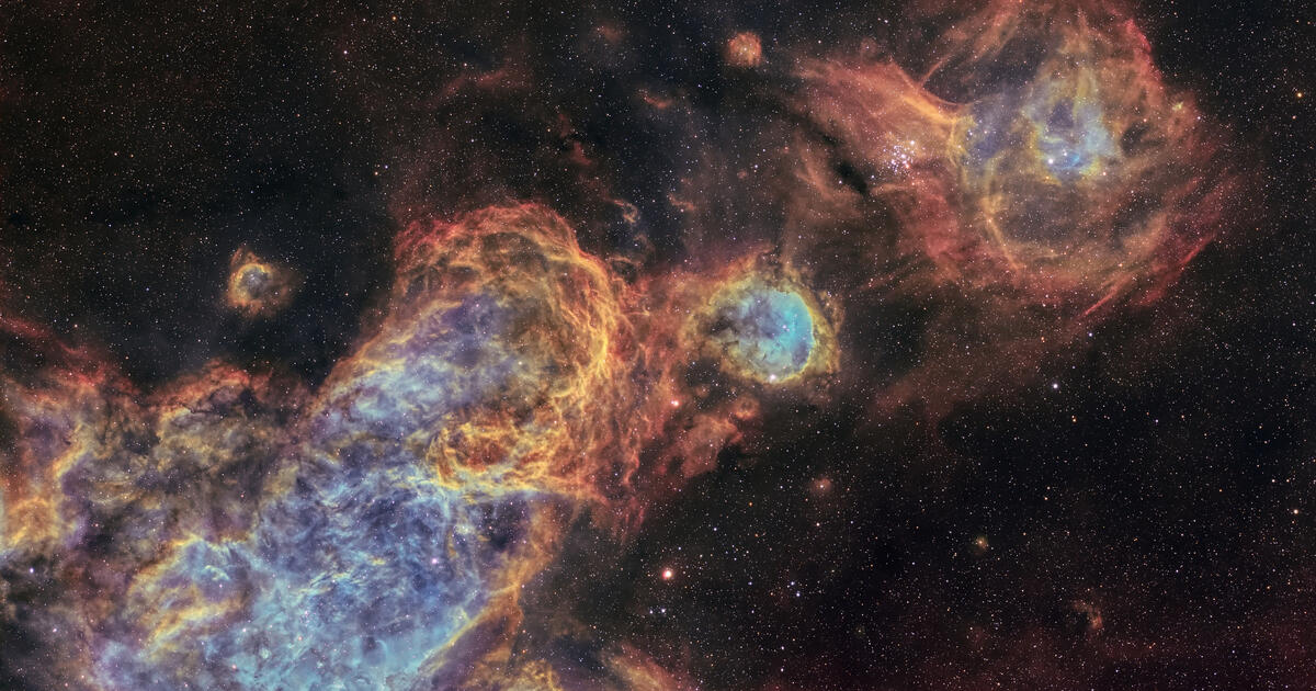 NGC 3324/3293 | Telescope Live