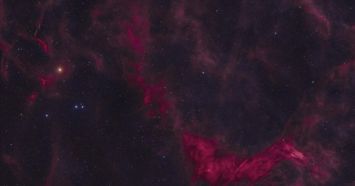 Ha filament PiPuppis Cluster | Telescope Live