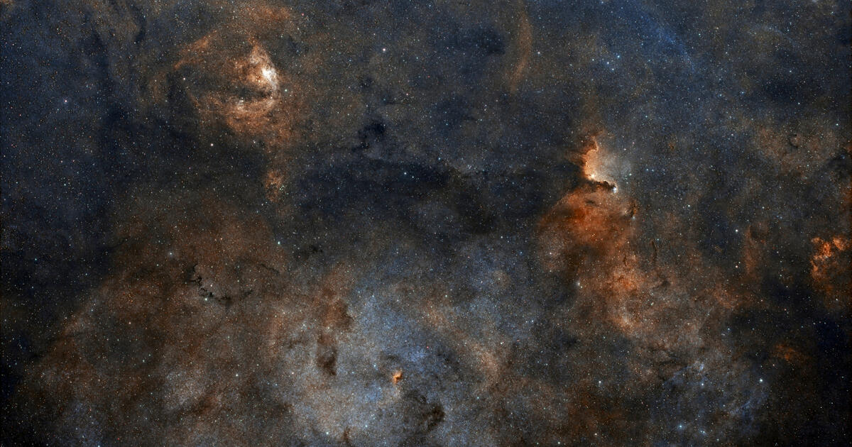 Coalsack nebula (Custom SHO blend) | Telescope Live