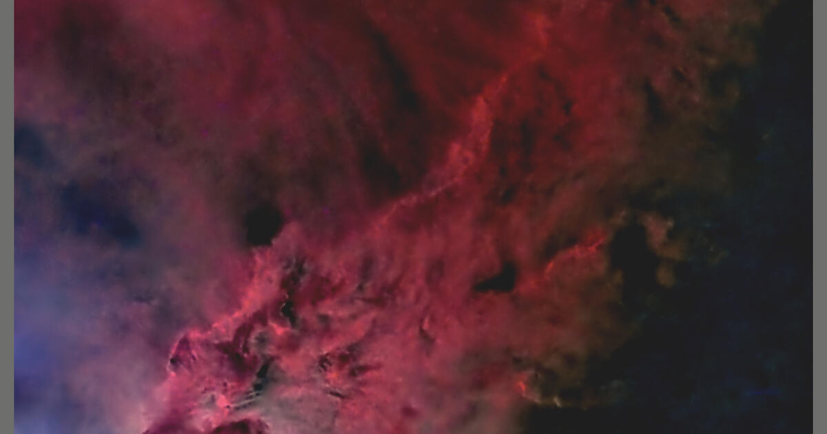 Starless Fox Fur Nebula in Monoceros | Telescope Live