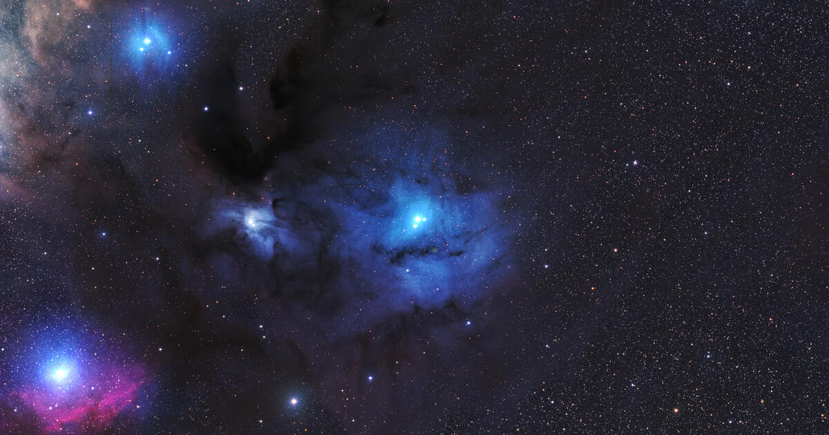 💫 Rho Ophiuchi: A Vibrant Nebula Complex in Our Cosmic Backyard! 🌌 ...