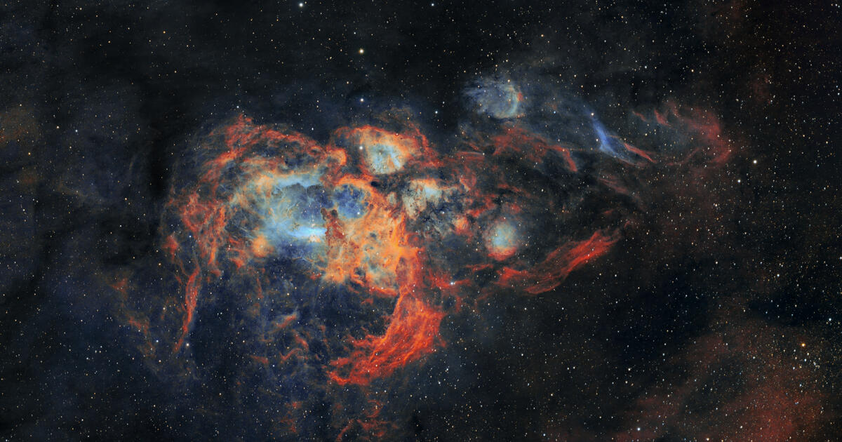 NGC6357 - Lobster Nebula | Telescope Live