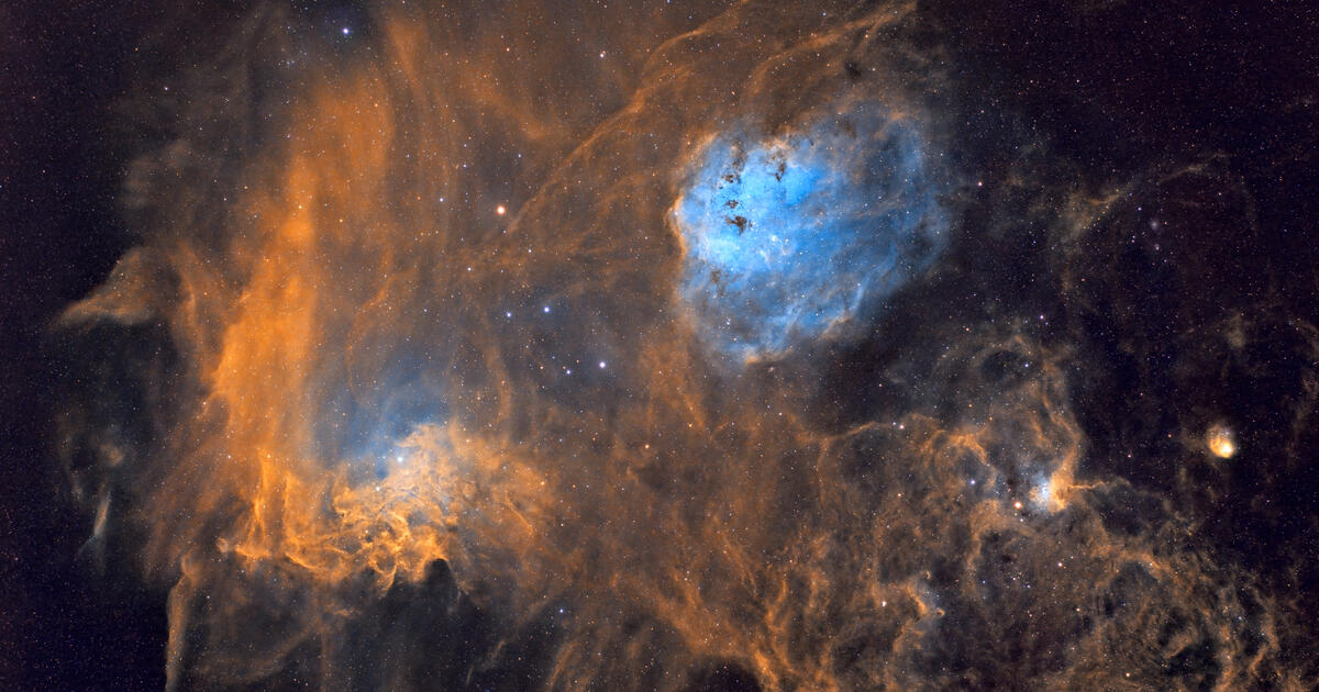 IC410, IC405 & Friends (SHO) | Telescope Live