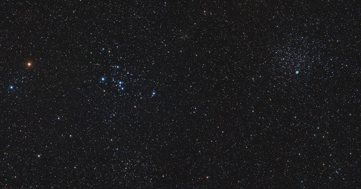 M46, M47 and planetary nebula | Telescope Live