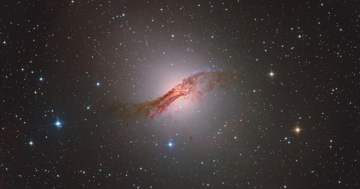 Centaurus A with Ha | Telescope Live