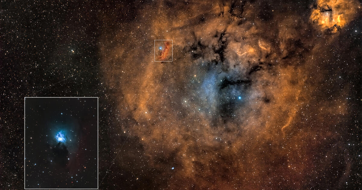 RCW 27 with NGC 2626 inset... | Telescope Live