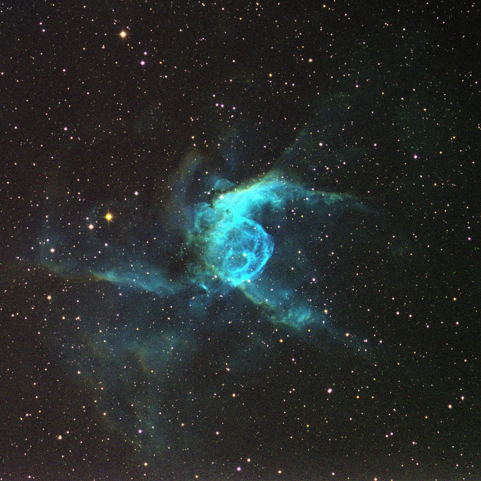 Thor's Helmet Nebula | Telescope Live