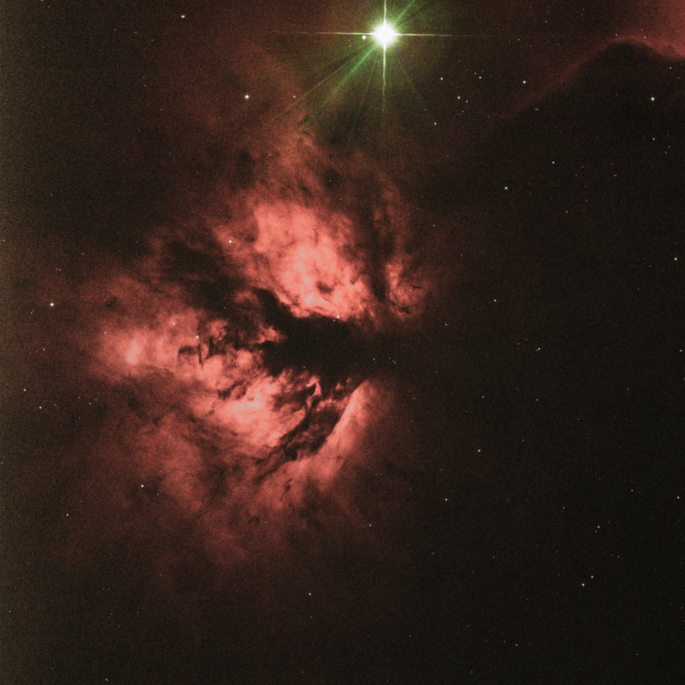 Flame Nebula | Telescope Live
