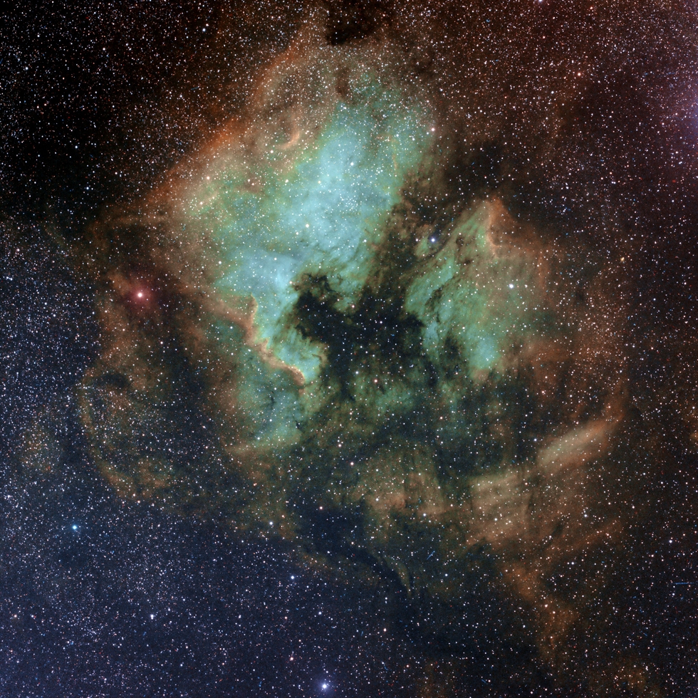 The North America NGC7000 and Pelican IC5070 Nebulae | Telescope Live