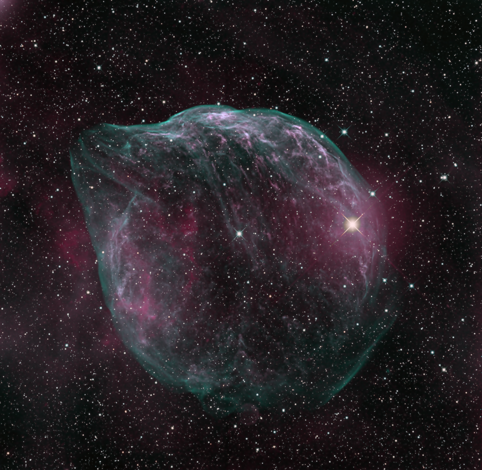 SH2-308 HO + RGB stars | Telescope Live