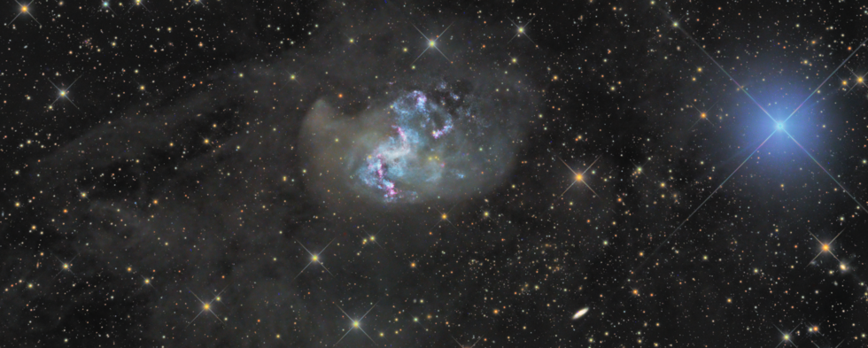 NGC 1313 The Topsy Turvy Galaxy V2 | Telescope Live