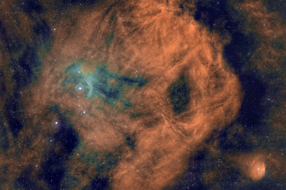 Ced54 (Sh2-264) and Sh2-263 | Telescope Live