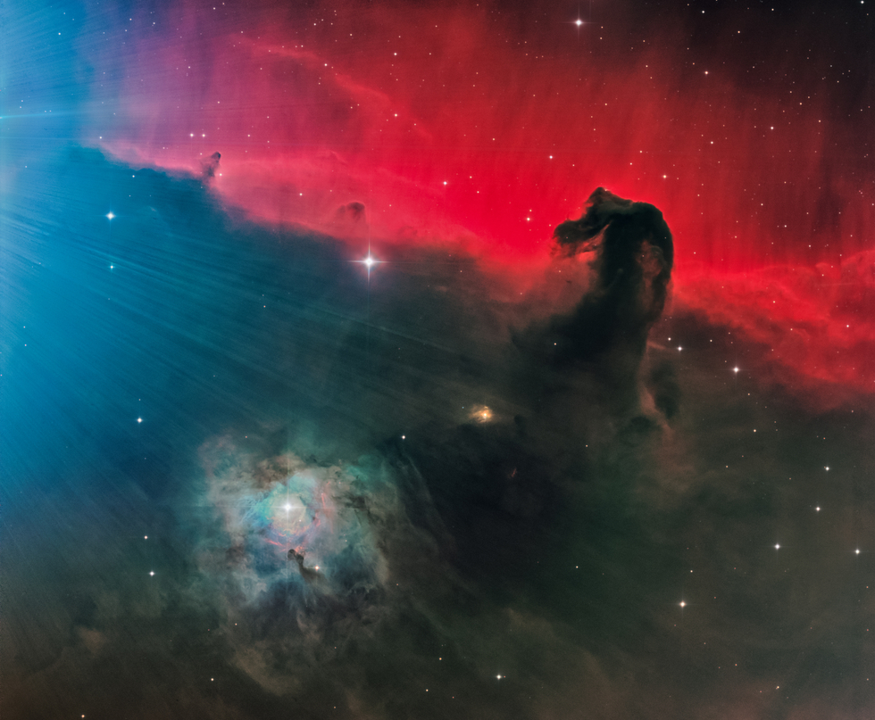 NGC 2023 and IC 434 | Telescope Live