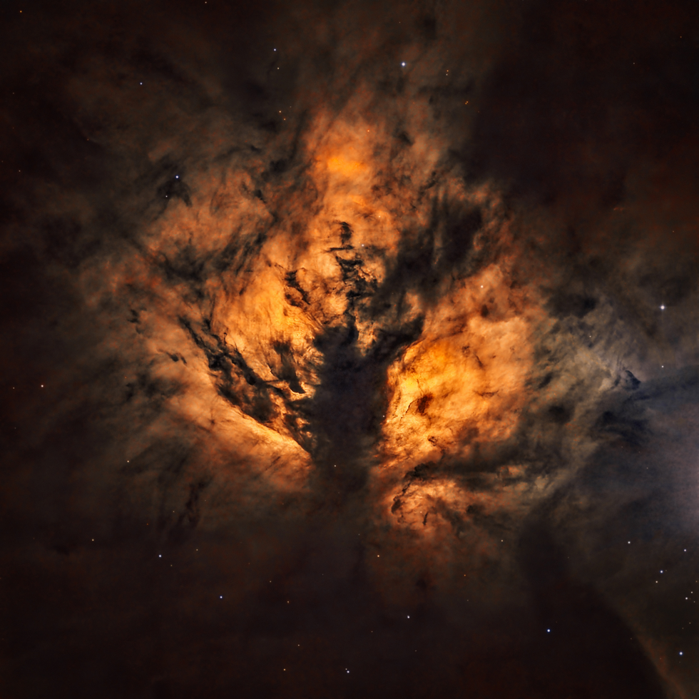 The Flame Nebula | Telescope Live