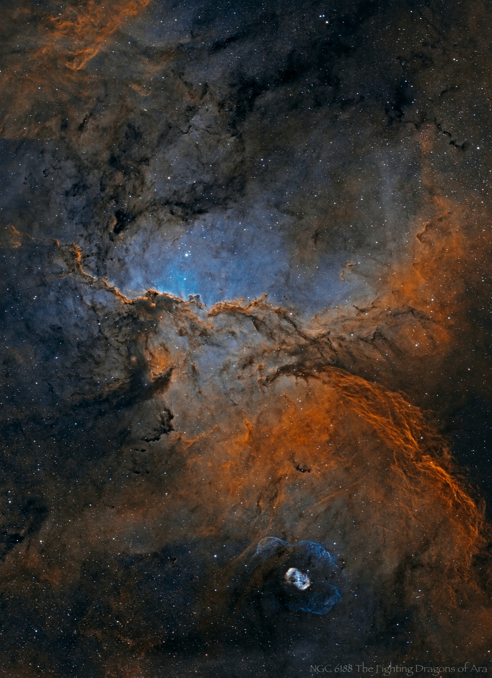 NGC 6188 The Fighting Dragons of Ara | Telescope Live