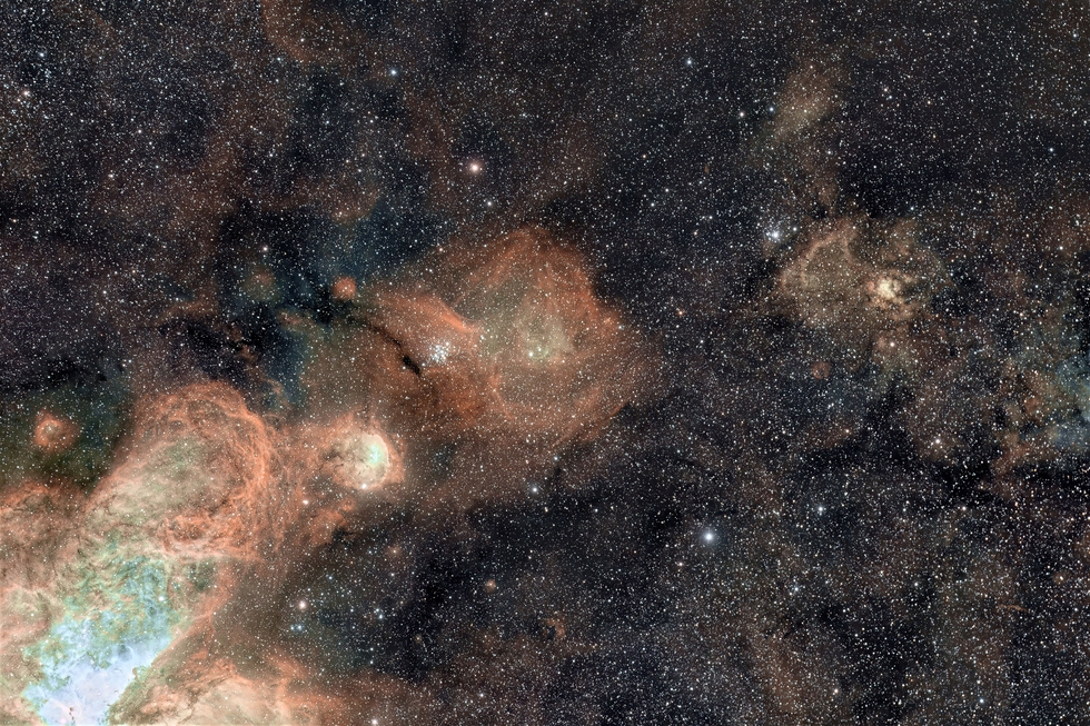 NGC3293, IC2599, RCW49 | Telescope Live