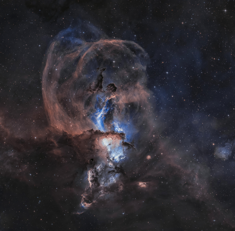 Statue of Liberty nebula (2 hours SHO) | Telescope Live Statue of Liberty nebula (2 hours SHO) | Telescope Live