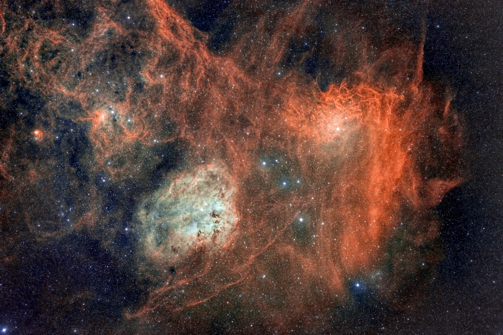 The Flaming Star Nebula | Telescope Live