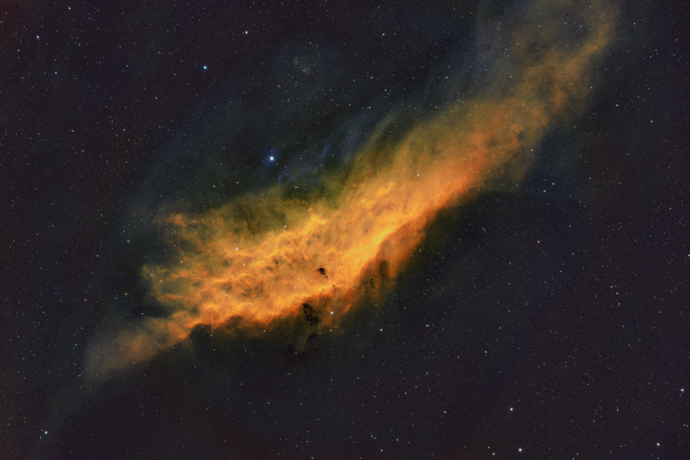 NGC 1499 California Nebula in SHO | Telescope Live NGC 1499 California Nebula in SHO | Telescope Live