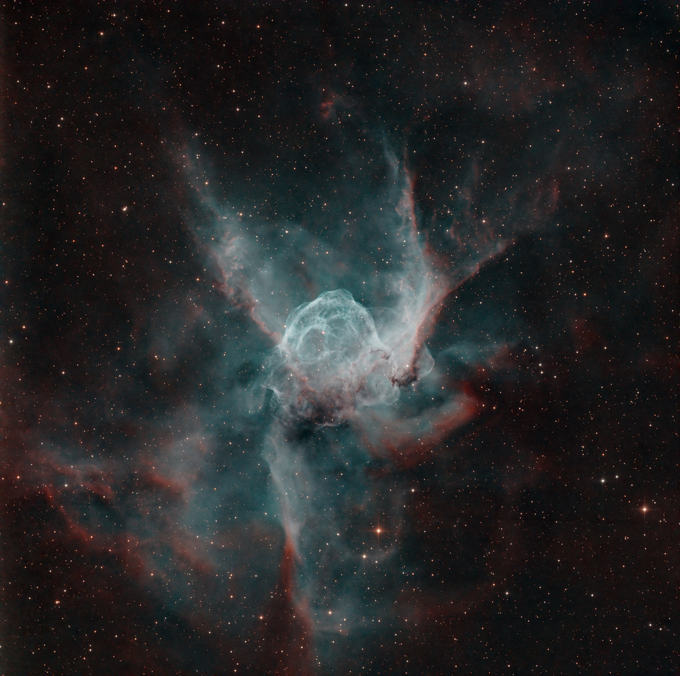 NGC 2359 Thor's Helmet | Telescope Live