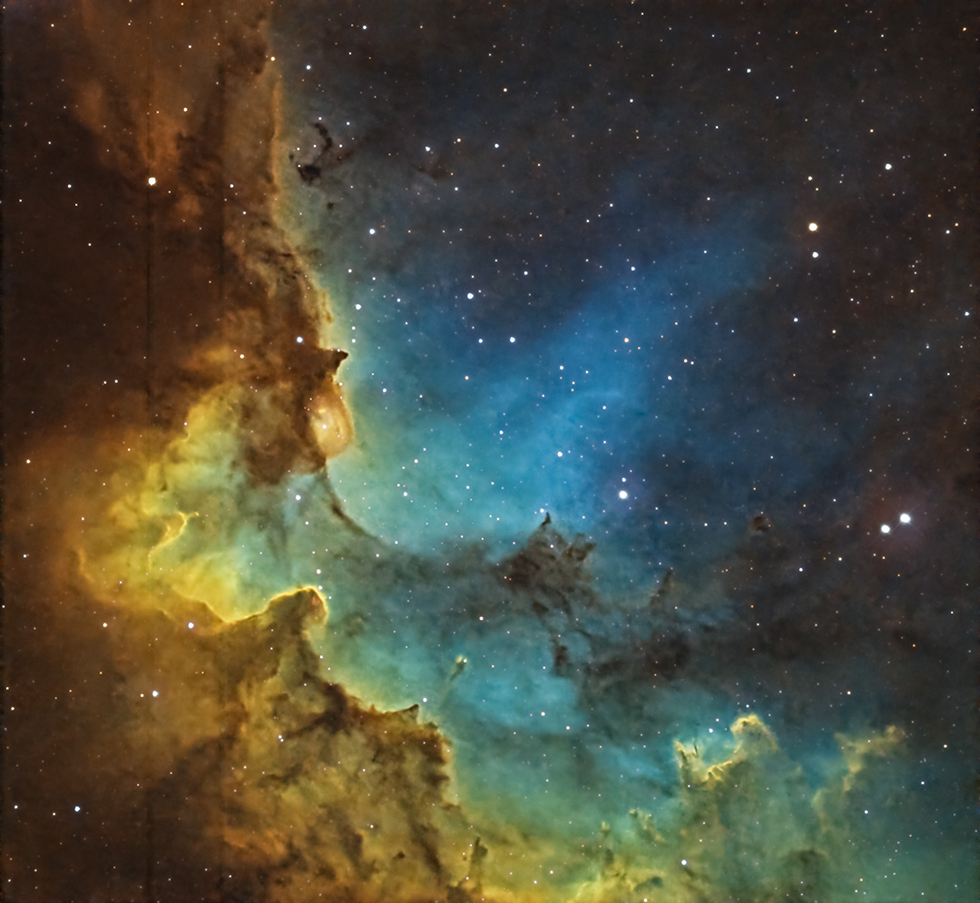 Wizard Nebula Up Close Telescope Live