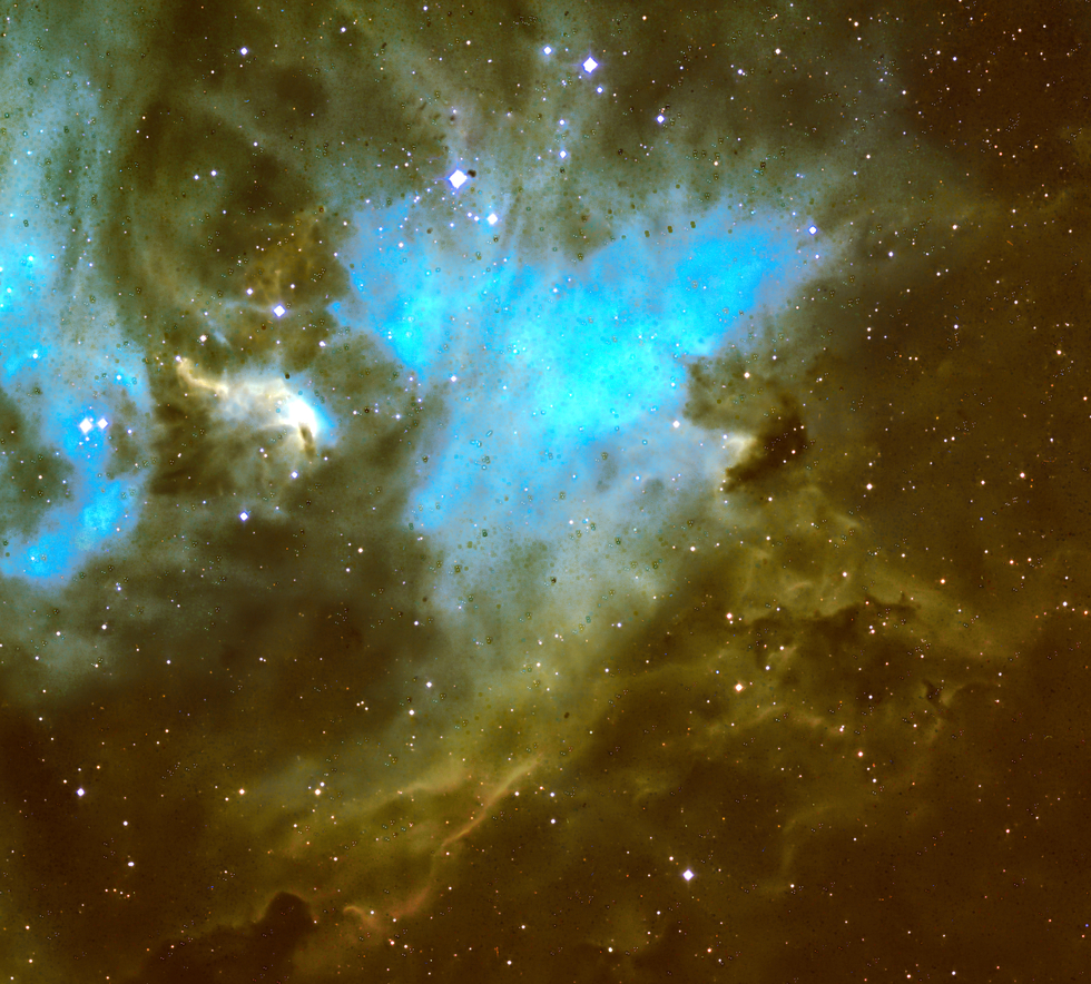 IC 2948 Running Chicken Nebula | Telescope Live