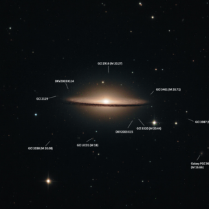 M104 Sombrero Galaxy | Telescope Live