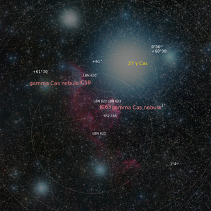 SH2-185 - Cassiopeia's Ghost | Telescope Live